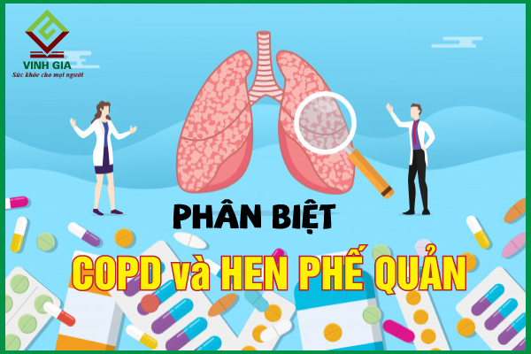 Phân biệt COPD và hen phế quản để điều trị hiệu quả